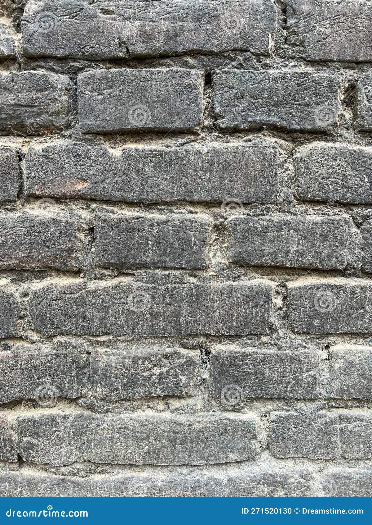3D Bricks Wall Background Texture in Grunge Style. Stock Photo - Image ...