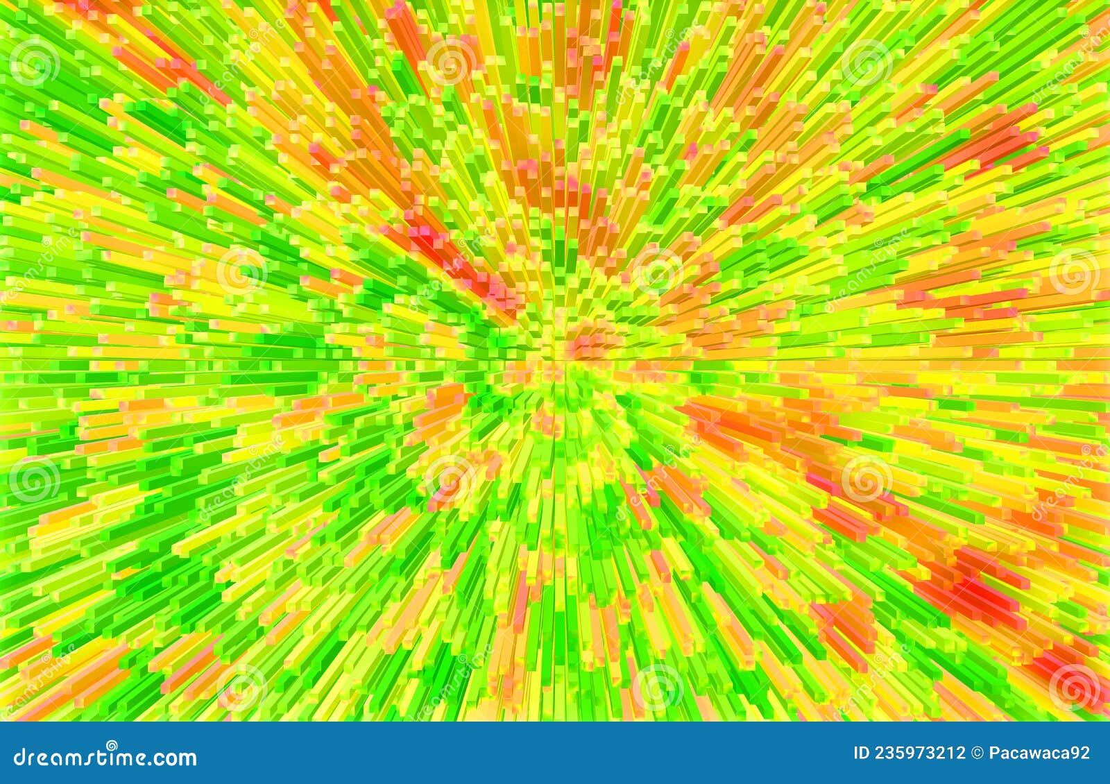 3d Bright Dynamic Abstract Background. Explosive Multicolored ...