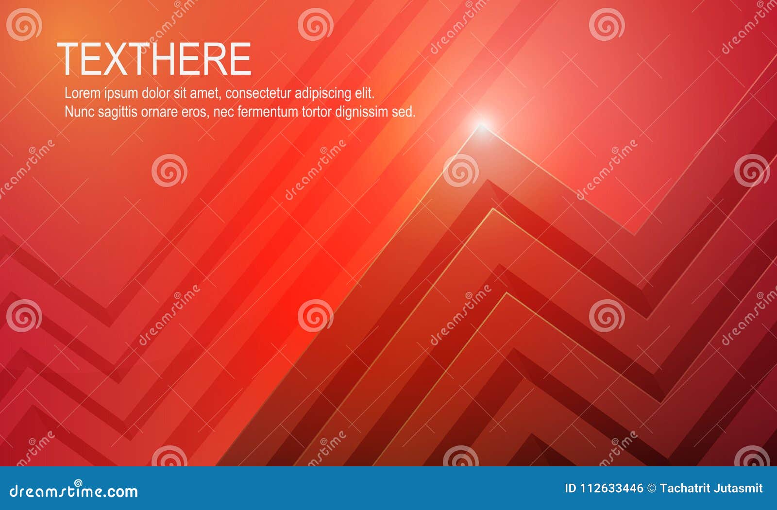 3d Bright Red Vivid Background Vector Illustration Stock Vector ...