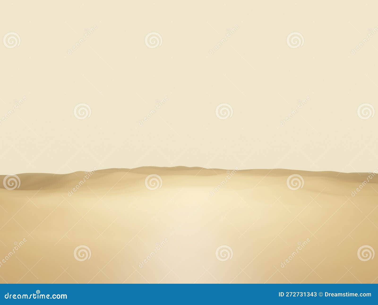 3D Brown Desert Topography. Sand Dune Stock Illustration - Illustration ...