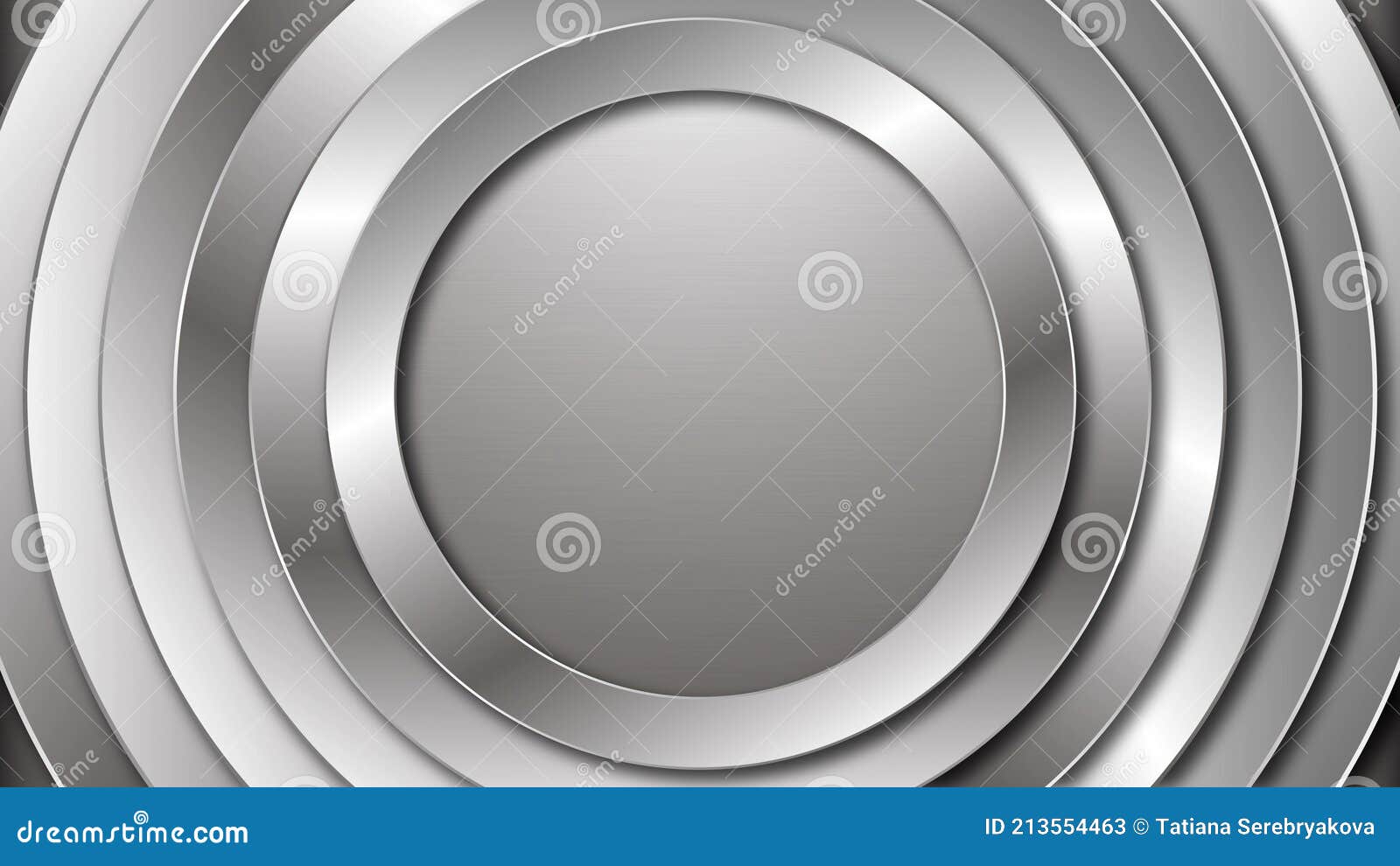 3d Brushed Metal Circles Background Motion Graphics Seamless Loop with ...