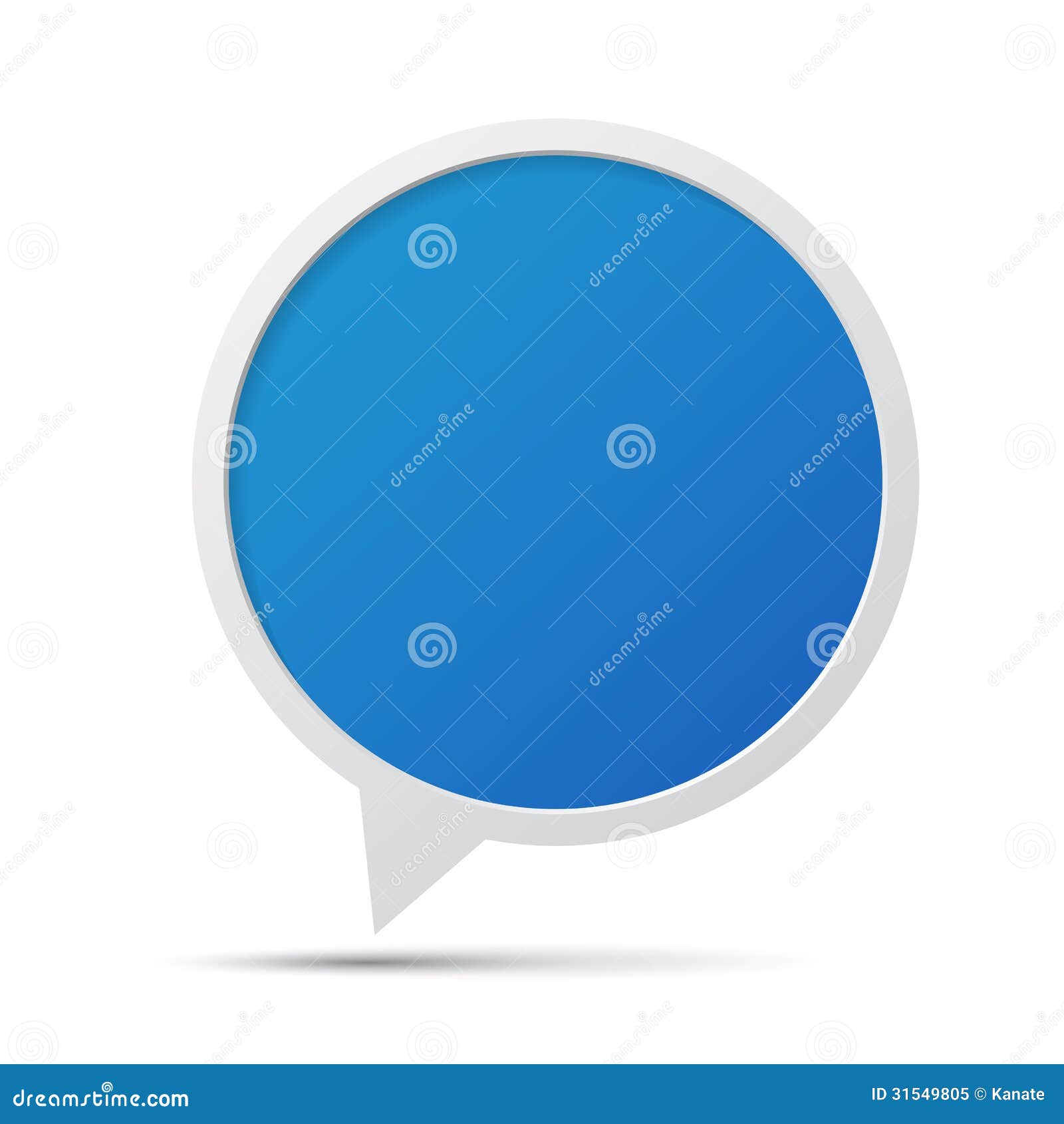 3D bubble talk frame. stock vector. Illustration of grey - 31549805