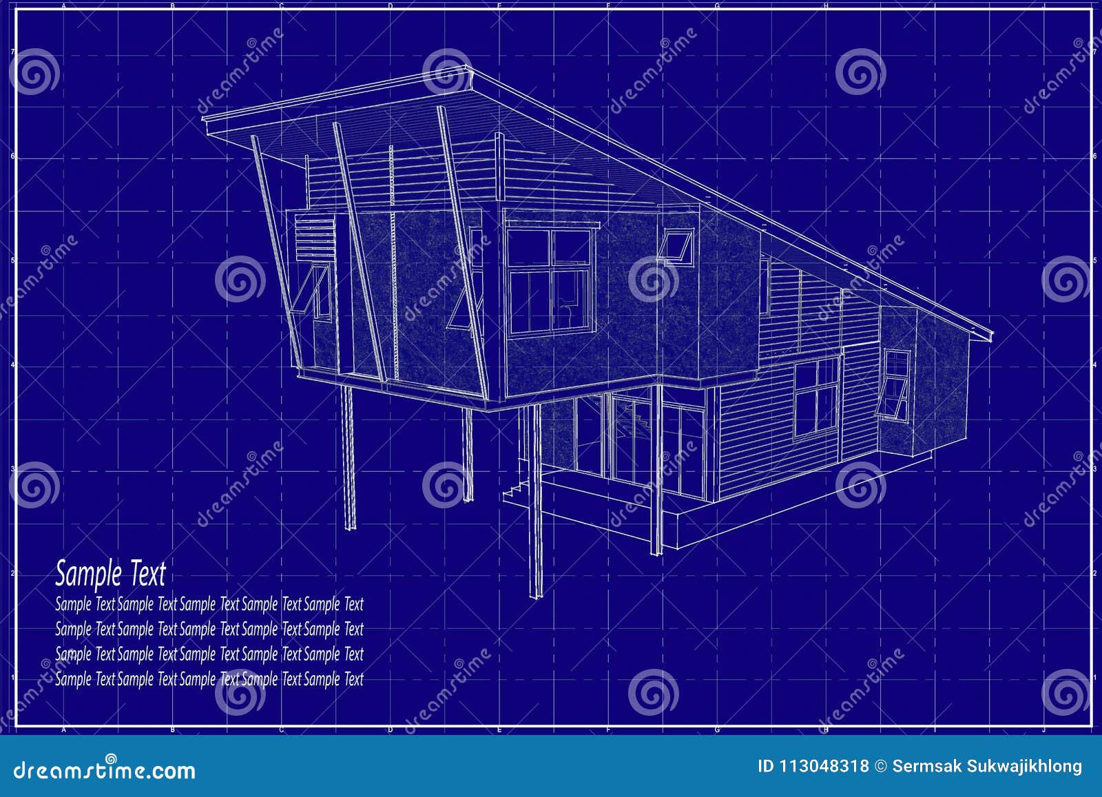 3d Building Blueprint