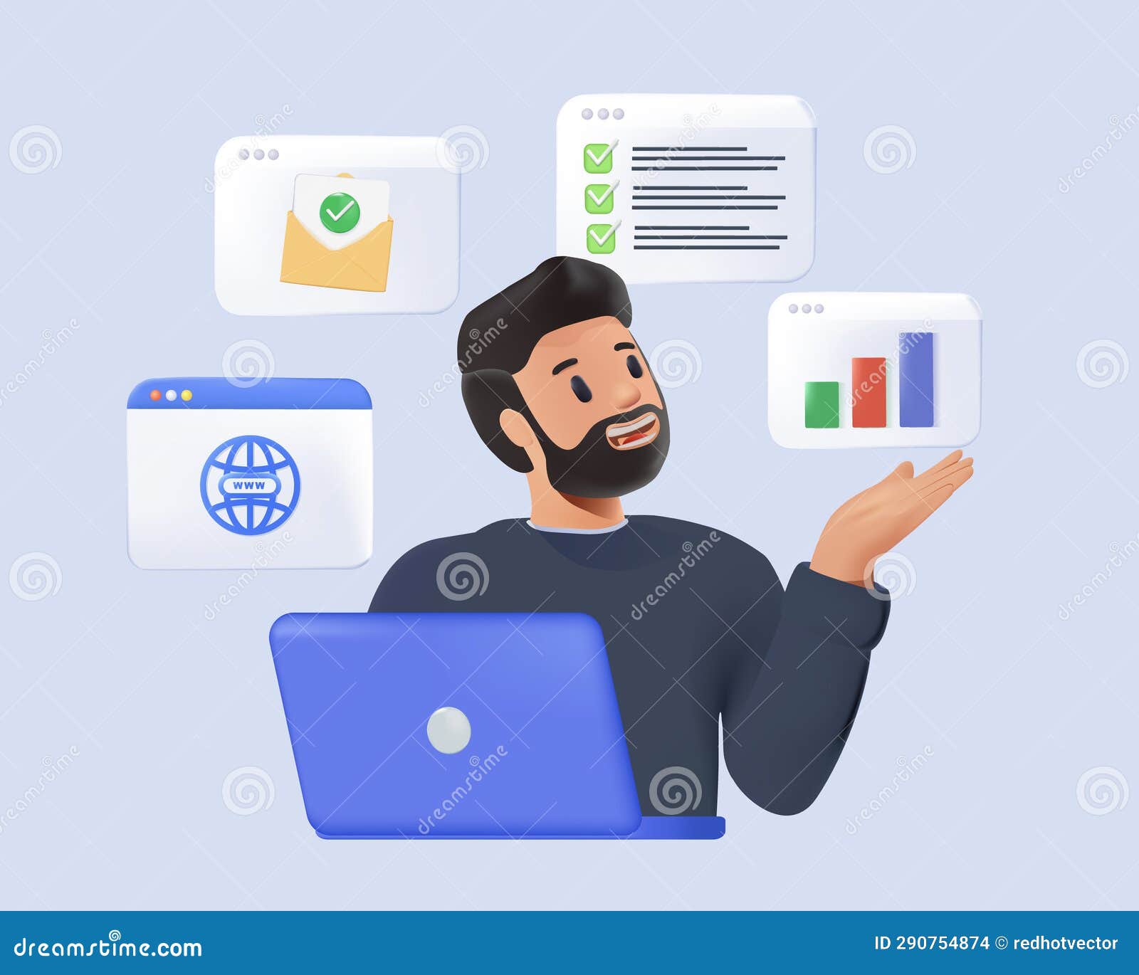 Business Digitalization With Artificial Intelligence Abstract Concept ... Business Digitalization With Artificial Intelligence Abstract Concept ...