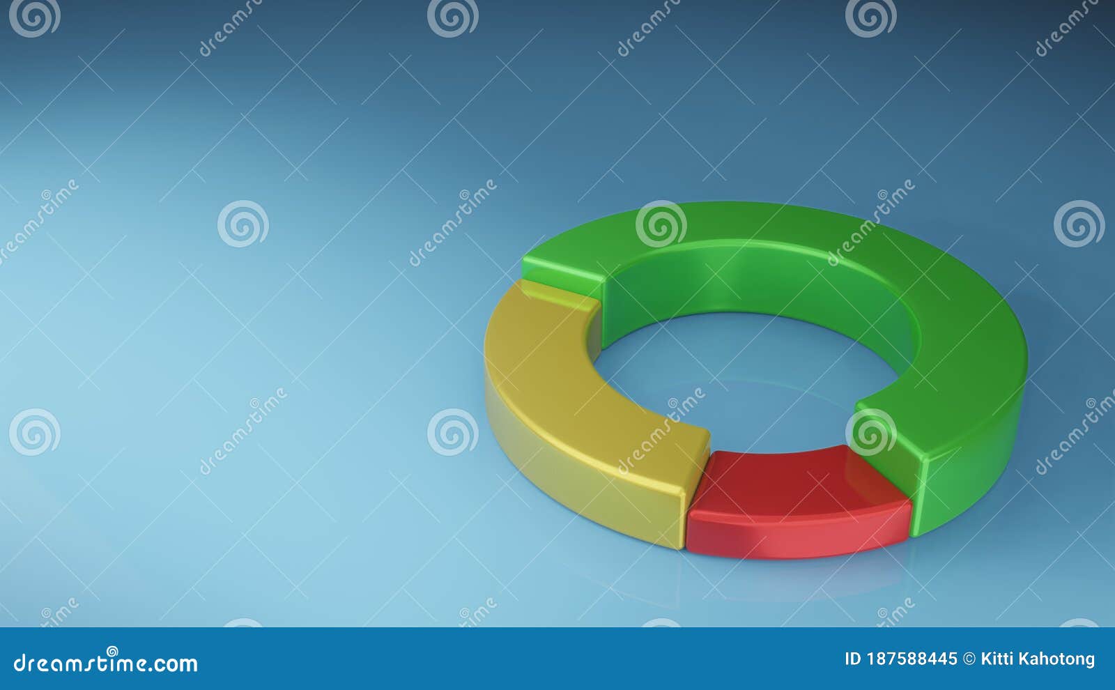 3d Business Graph and Diagram Chart Business Concept Stock Illustration ...