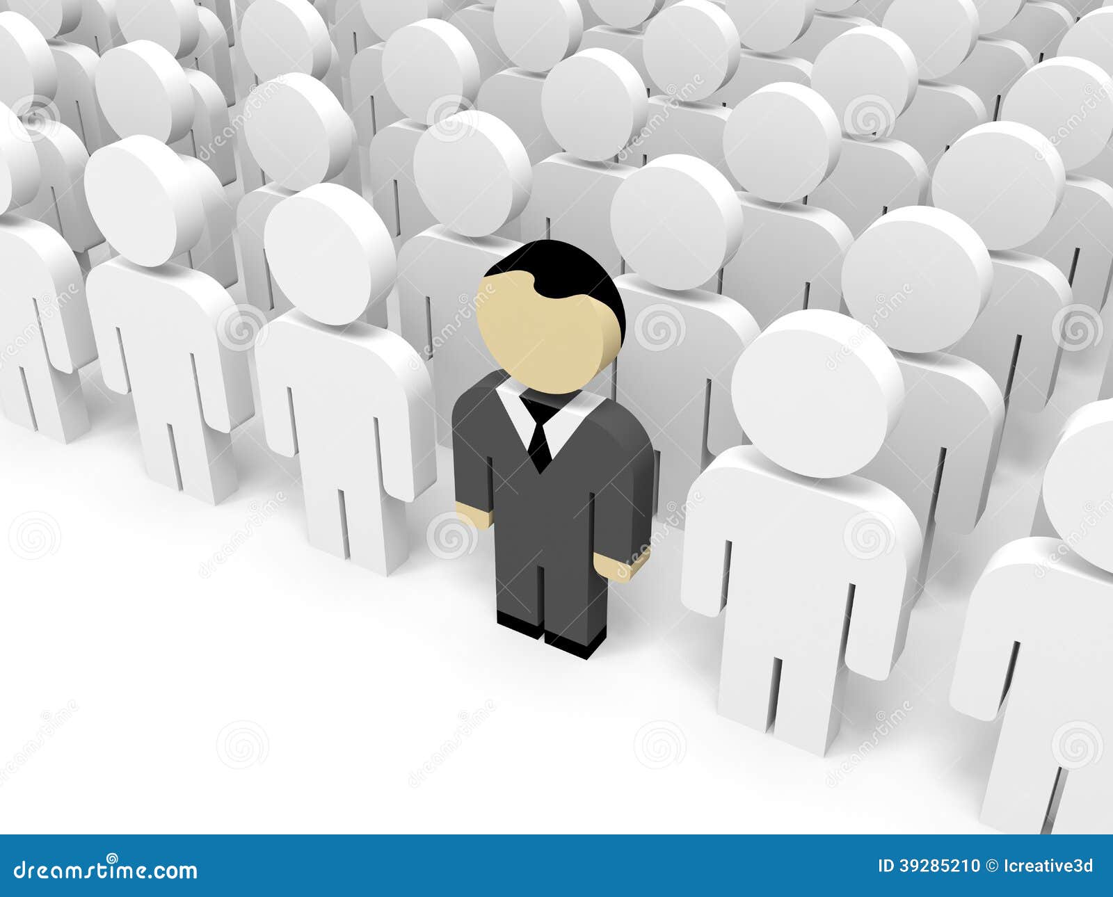 3D business people. stock illustration. Illustration of people - 39285210
