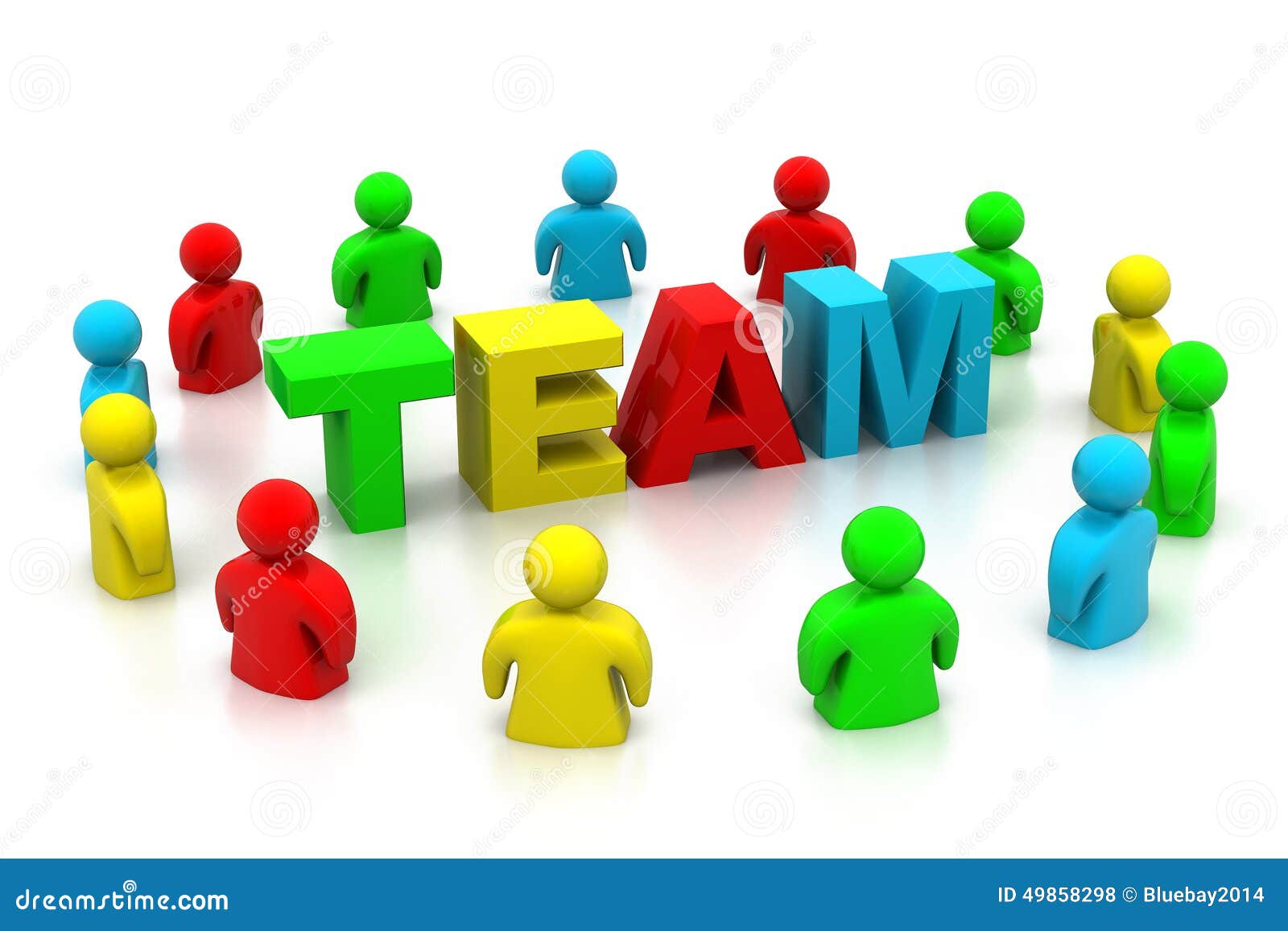 3D Business team stock illustration. Illustration of render - 49858298