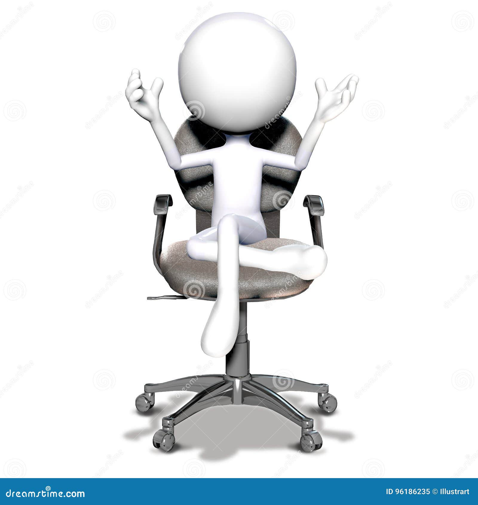 3d Businessman Figure Talking and Gesturing Stock Illustration ...