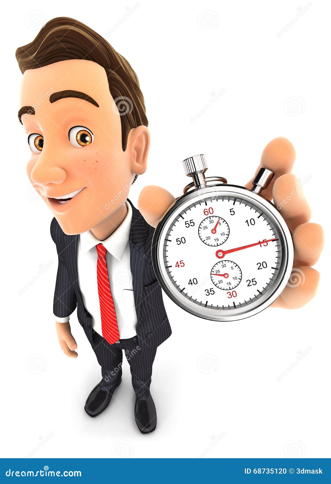 3d Businessman Holding a Stopwatch Stock Illustration - Illustration of ... 3d Businessman Holding a Stopwatch Stock Illustration - Illustration of ...