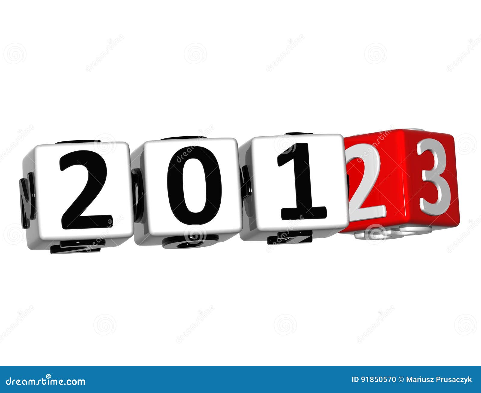 3D 2013 Button Click Here Block Text Stock Illustration - Illustration ...
