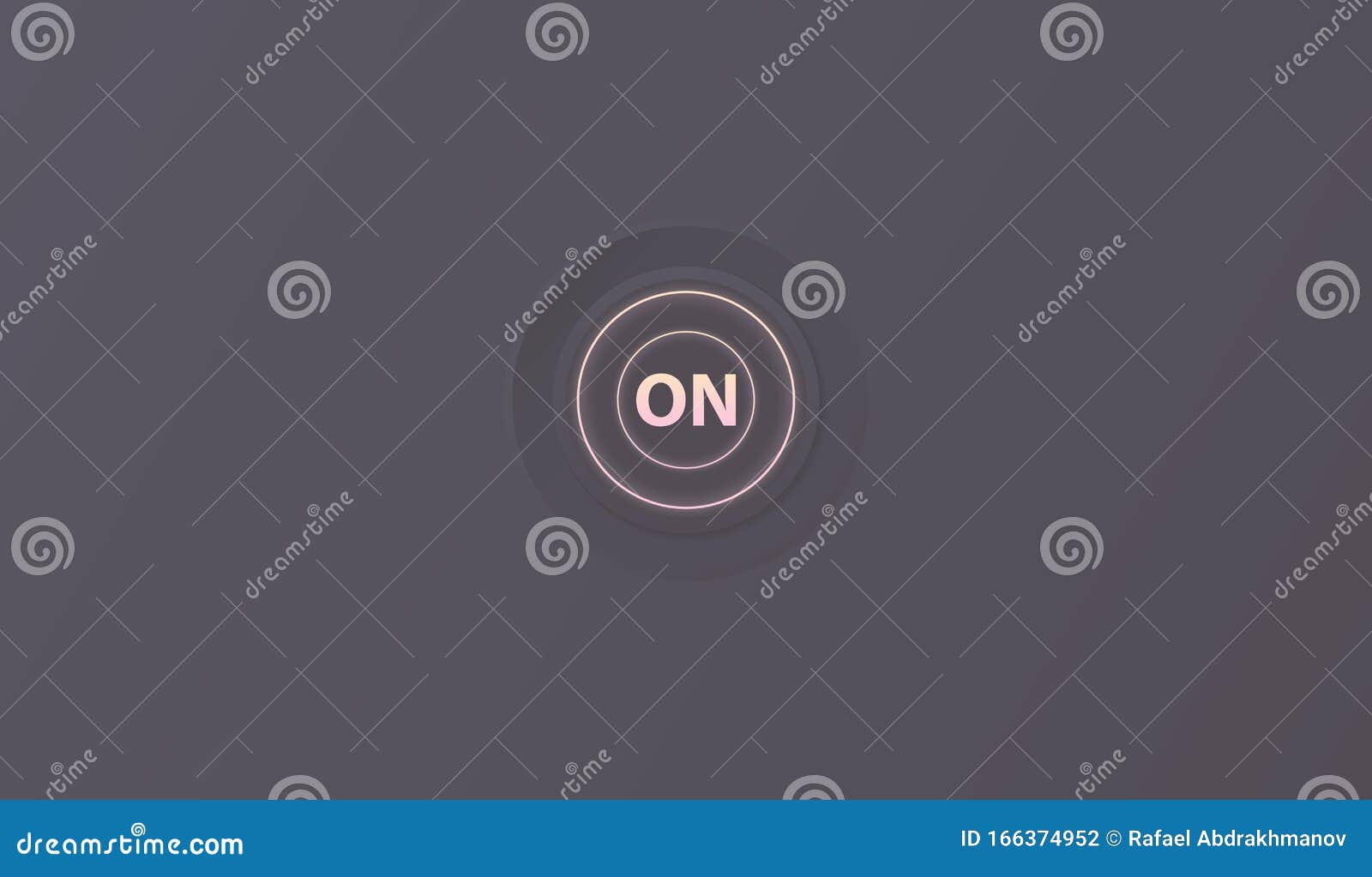 3d on Button Icon. Shiny Glow Effect of a Warm Yellow Color Gradient ...