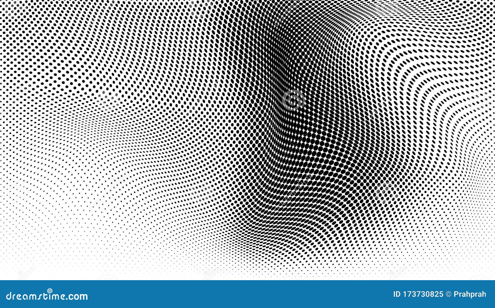 3D BW Abstract Halftone Pattern Back Texture Stock Vector ...