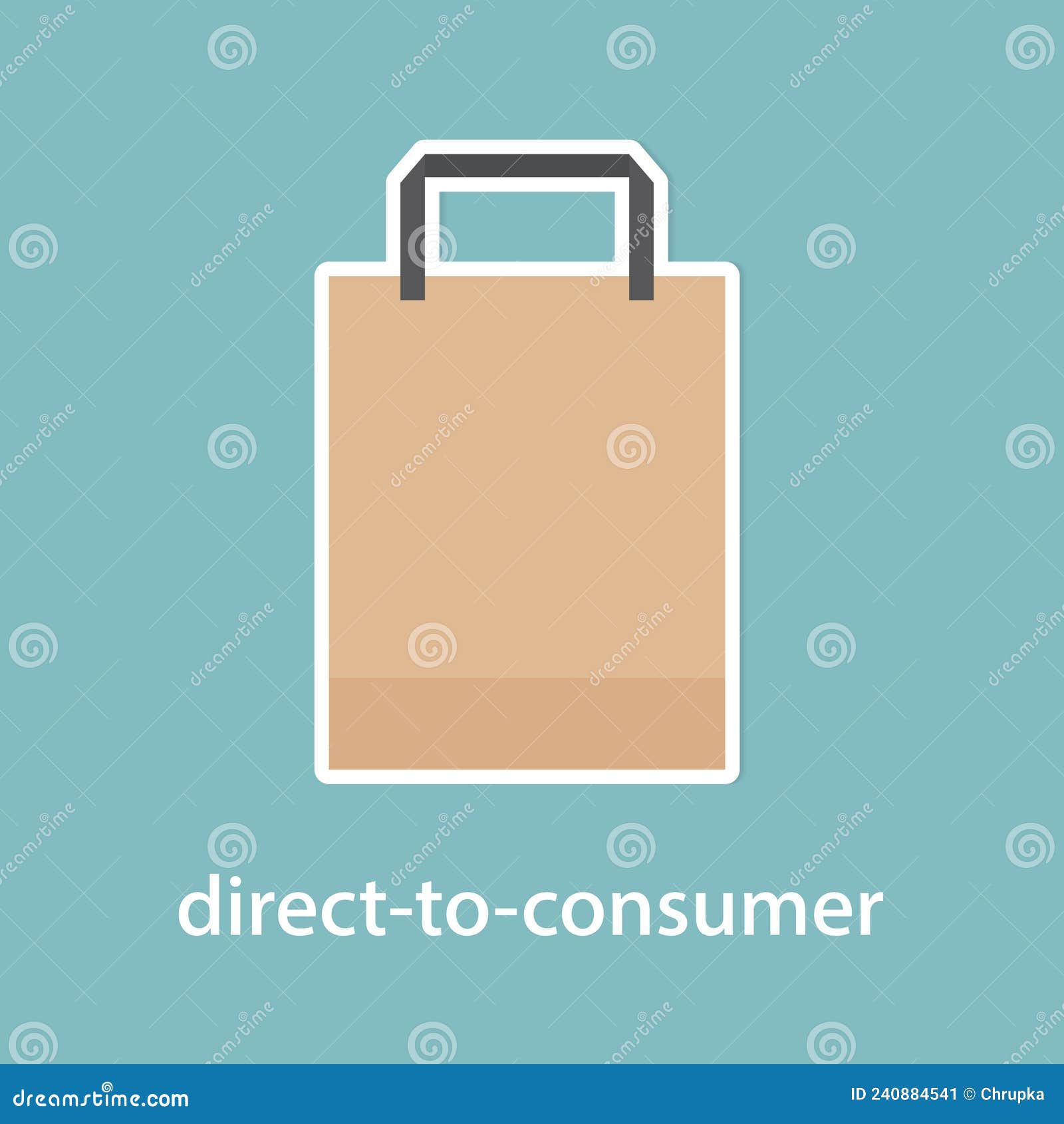 D2C Direct-to-consumer Concept Stock Vector - Illustration of ...