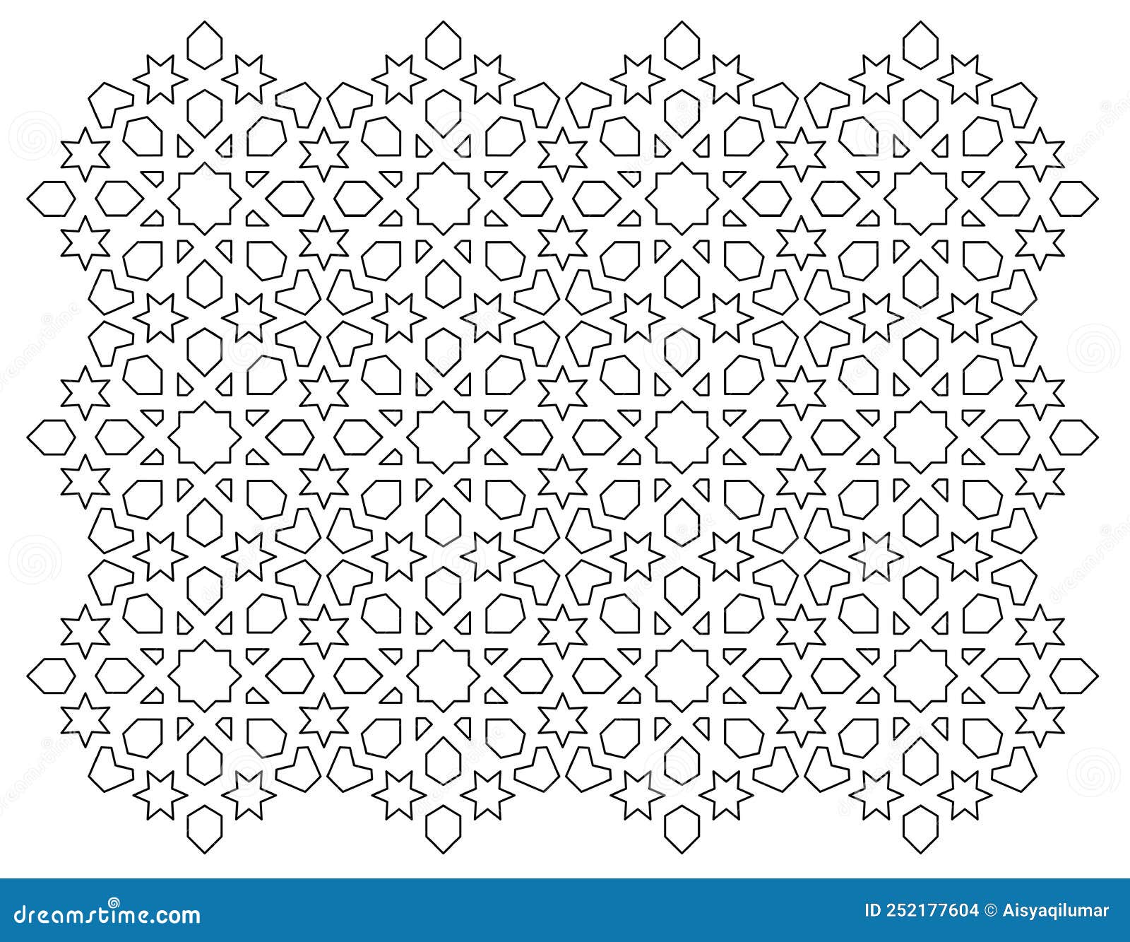 2D CAD Drawing of Islamic Geometric Pattern. Islamic Patterns Use ...