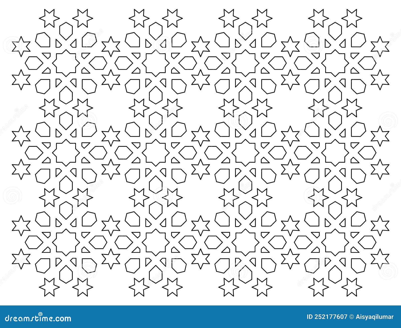 2D CAD Drawing of Islamic Geometric Pattern. Islamic Patterns Use ...
