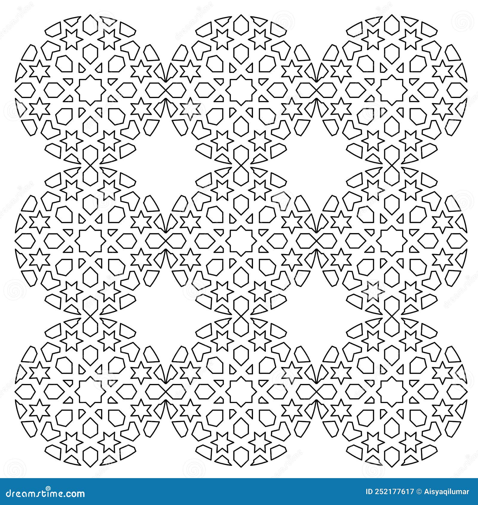 2D CAD Drawing of Islamic Geometric Pattern. Islamic Patterns Use ...