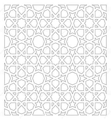 2D CAD Drawing of Islamic Geometric Pattern. Islamic Patterns Use ...