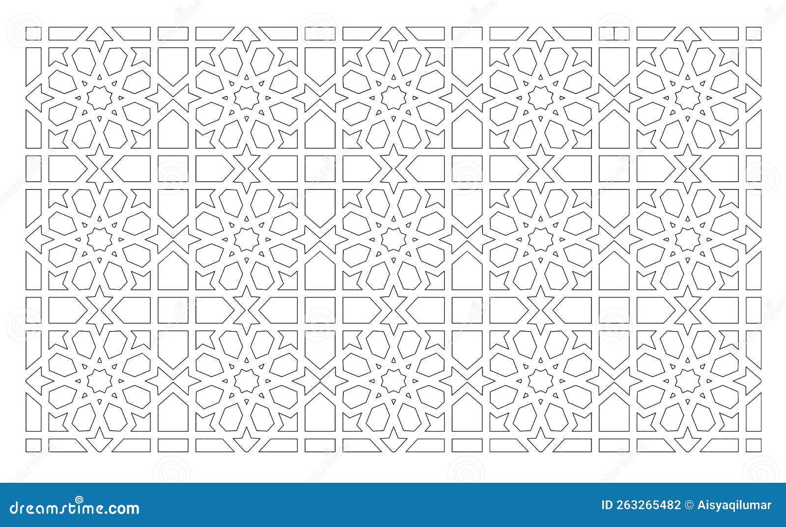 2D CAD Drawing of Islamic Geometric Pattern. Islamic Patterns Use ...