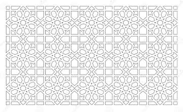 2D CAD Drawing of Islamic Geometric Pattern. Islamic Patterns Use ...