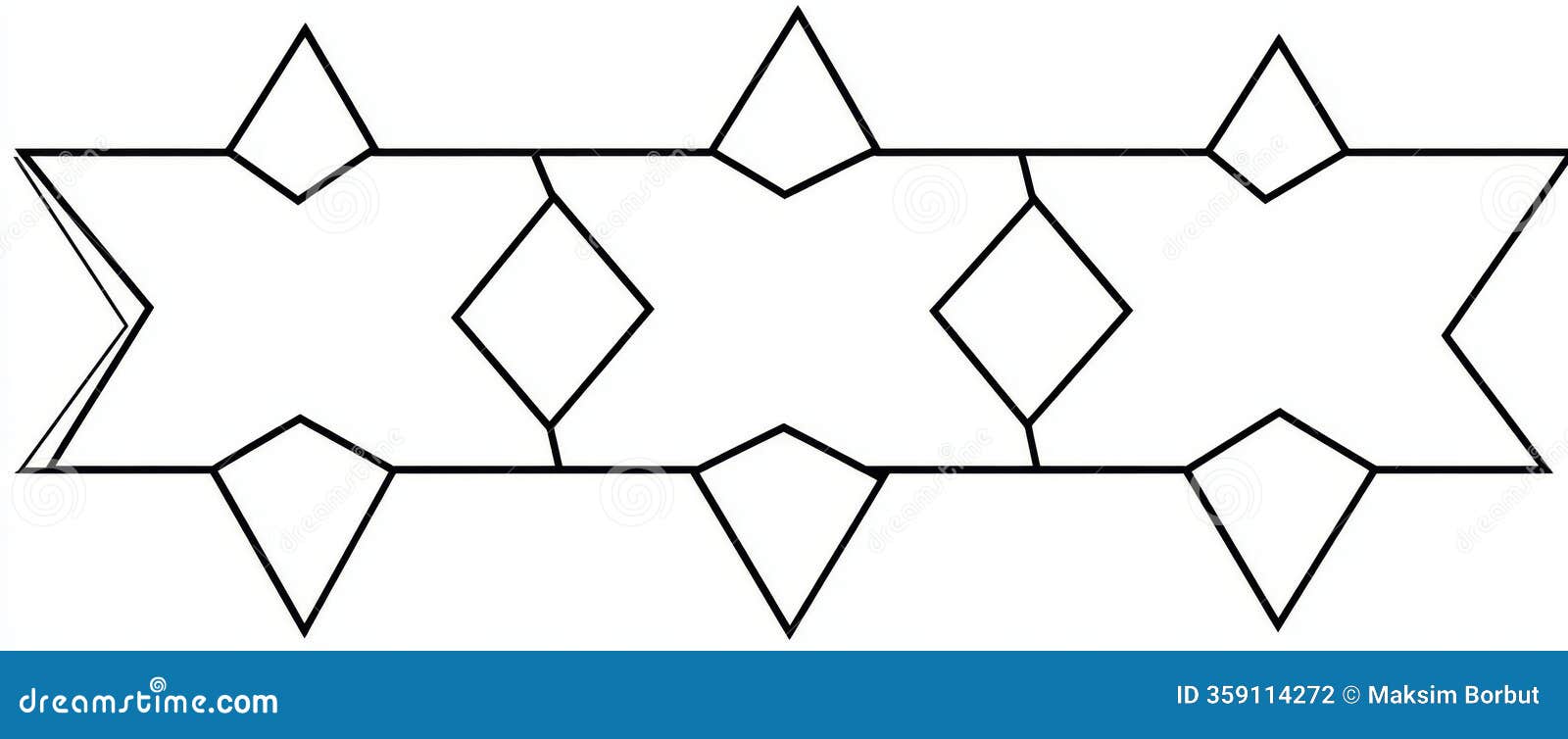 In a 2D CAD Format, an Islamic Geometric Pattern is Shown. Islamic ...