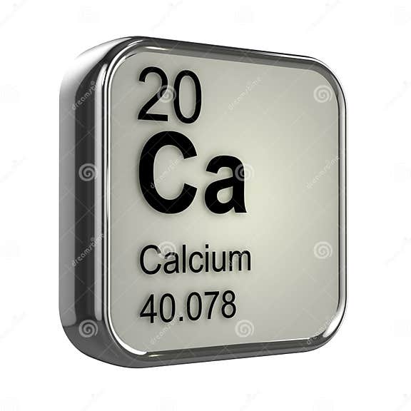 3d Calcium element stock illustration. Illustration of transition ...