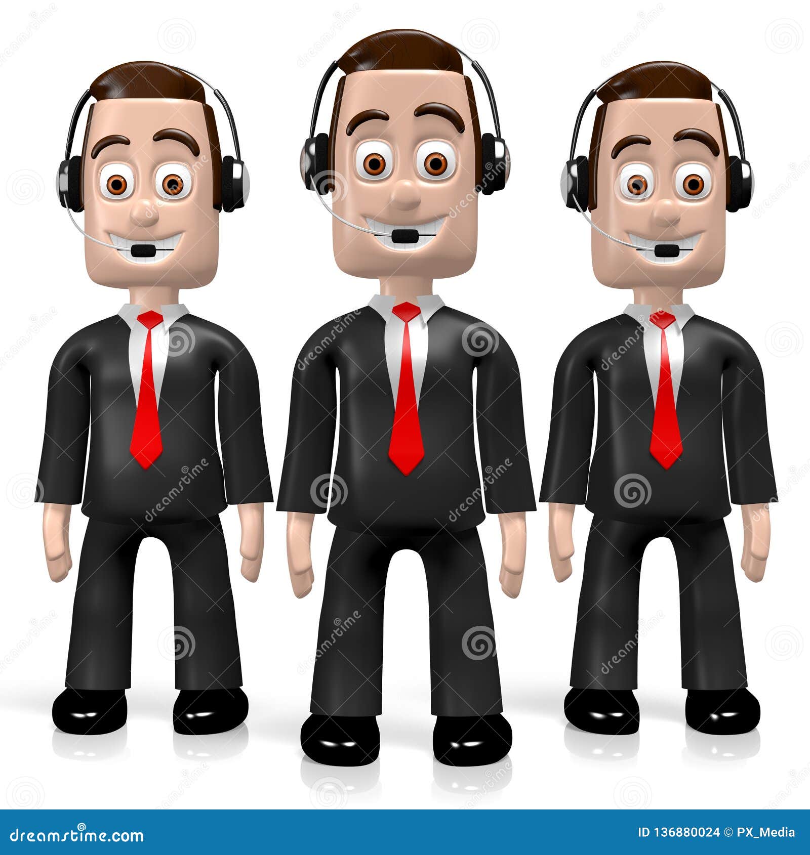 3D call center concept stock illustration. Illustration of advice ...