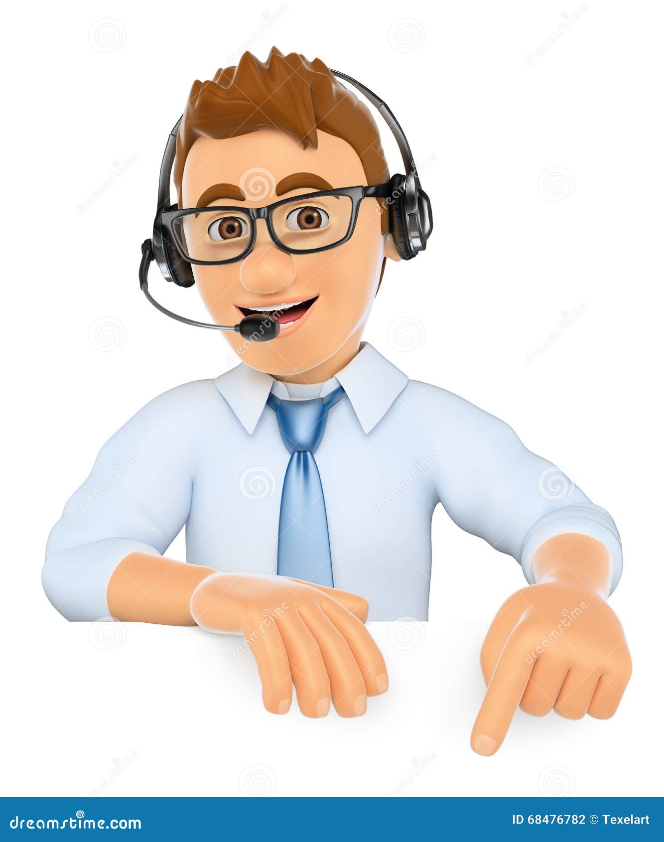 Call Center Agent Clipart