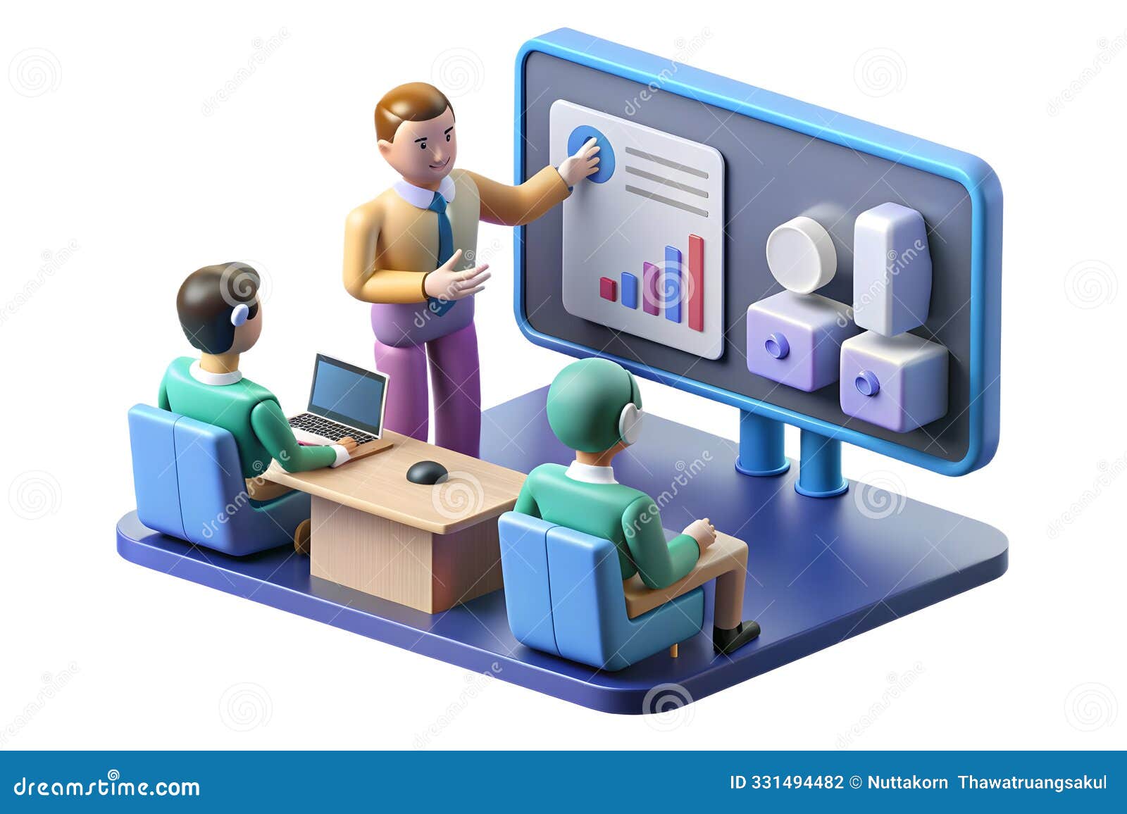 3D Candid AI Enhanced Training Session Concept As a Candid Shot of ...