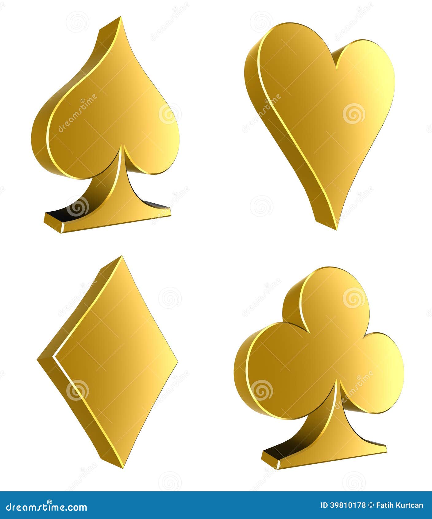 3d card symbol stock illustration. Illustration of magic - 39810178