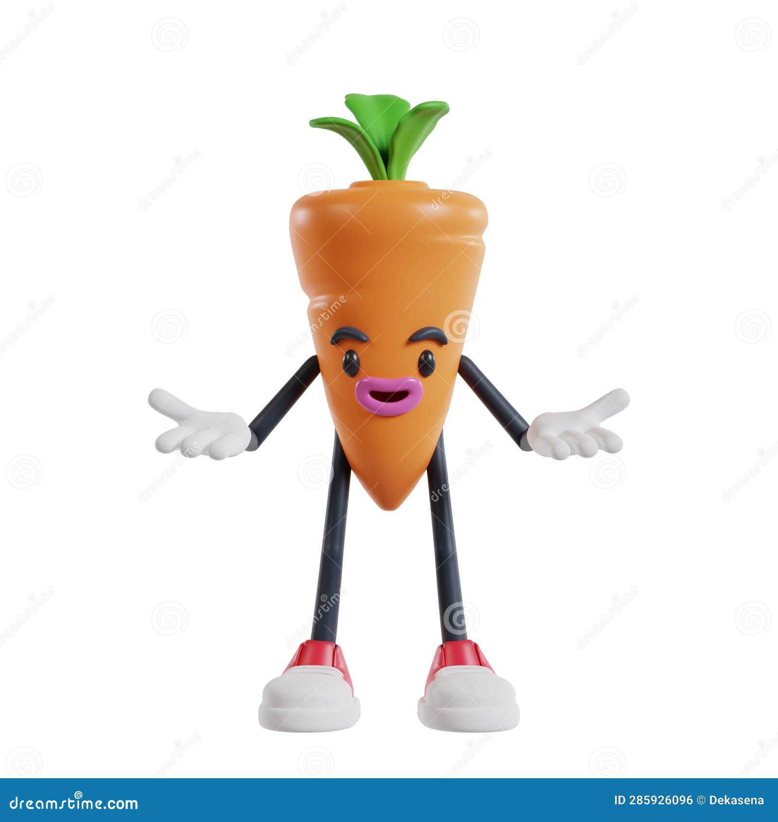 Talking Carrot. Animated Vector Vegetable Royalty-Free Stock Photo ...