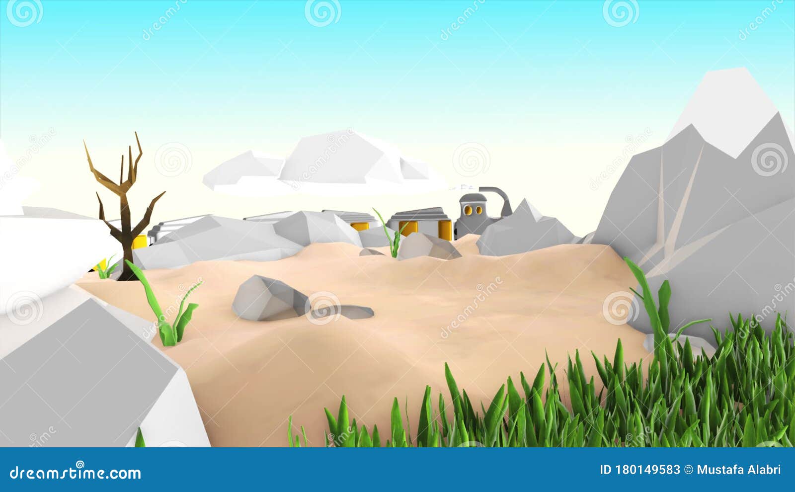 3d Cartoon Backgrounds Loop - Train Stock Video - Video of colors, poly ...
