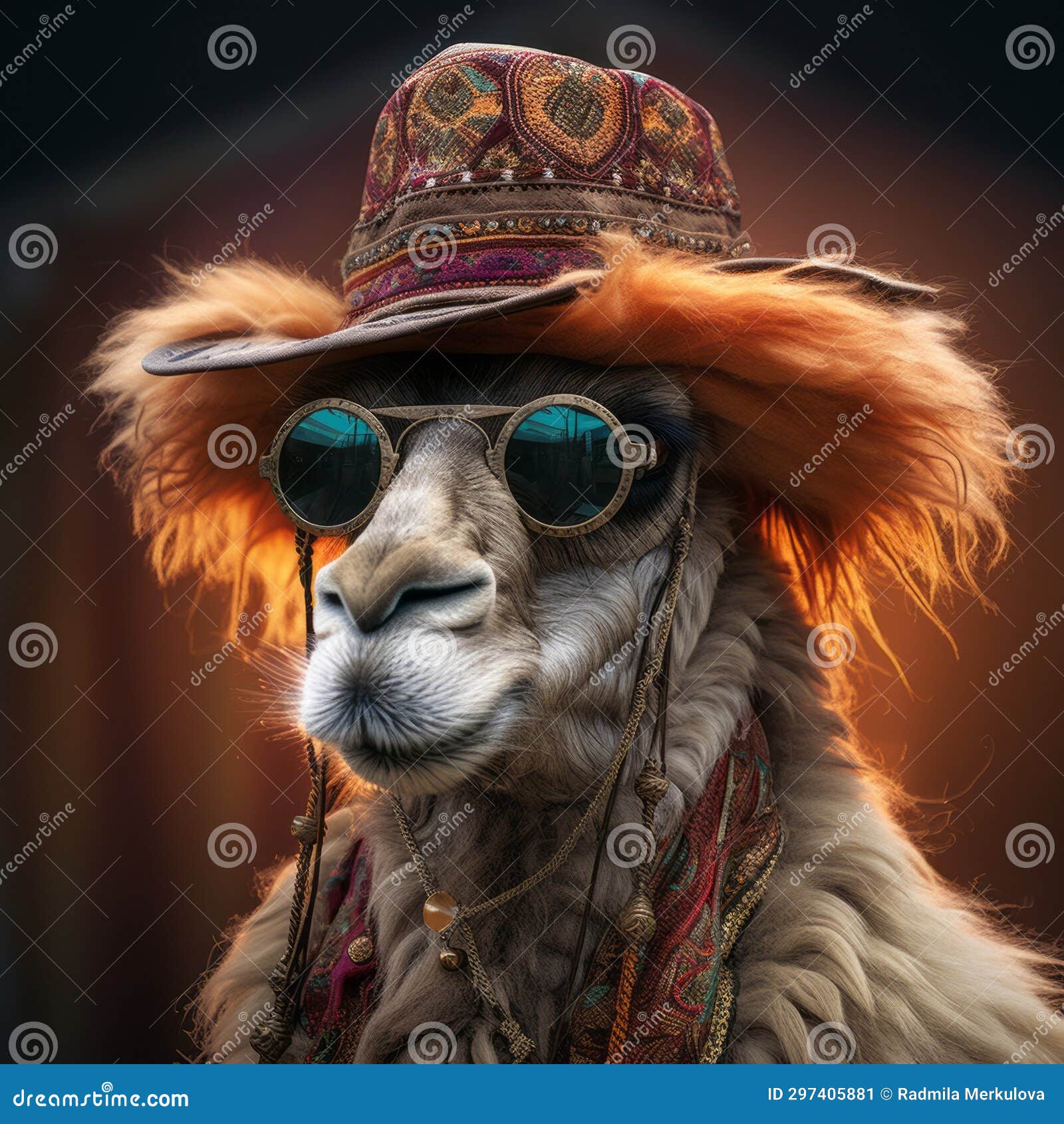 A 3D cartoon camel in hat stock illustration. Illustration of funny ...