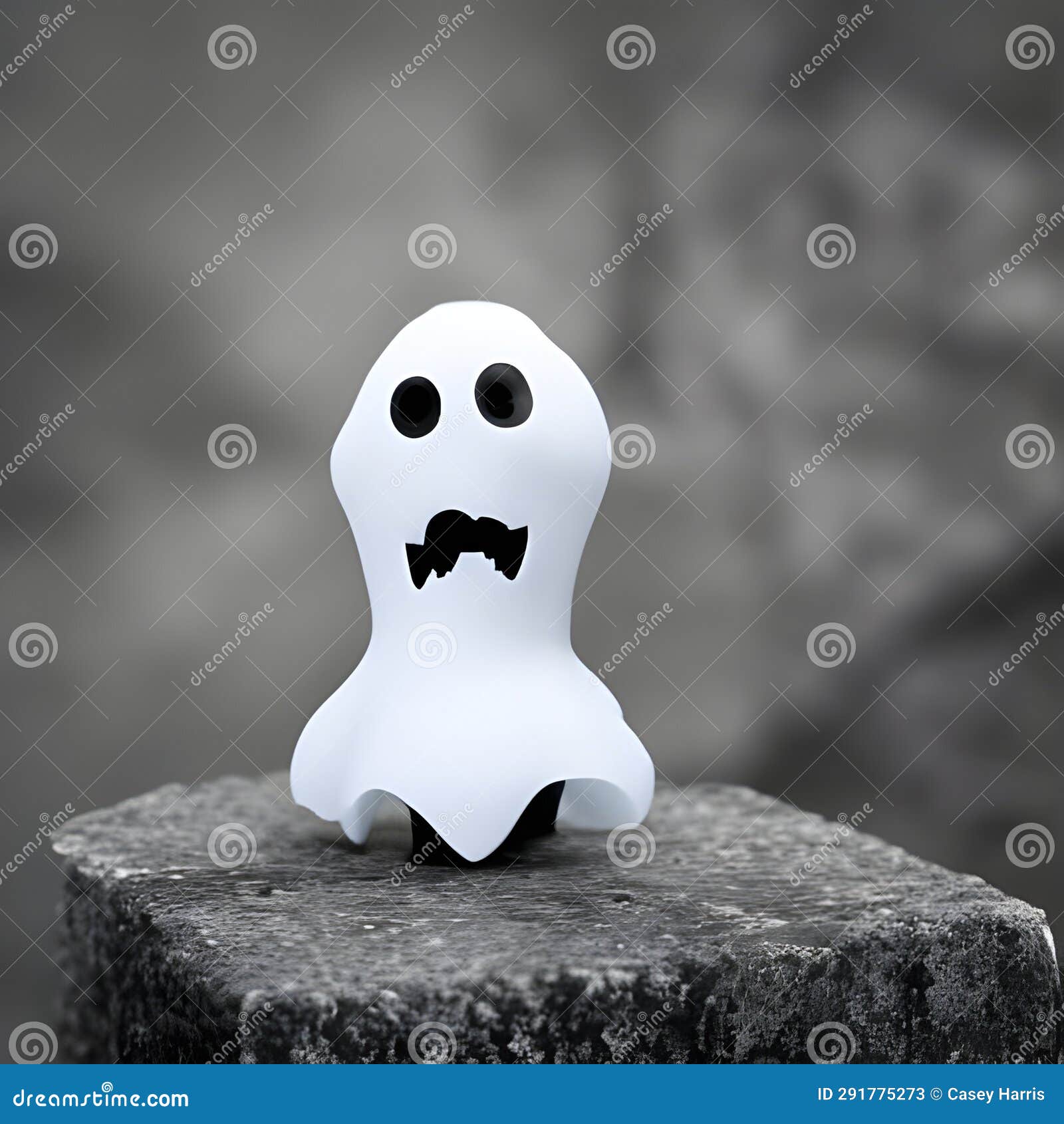 3D Cartoon ghost stock illustration. Illustration of head - 291775273