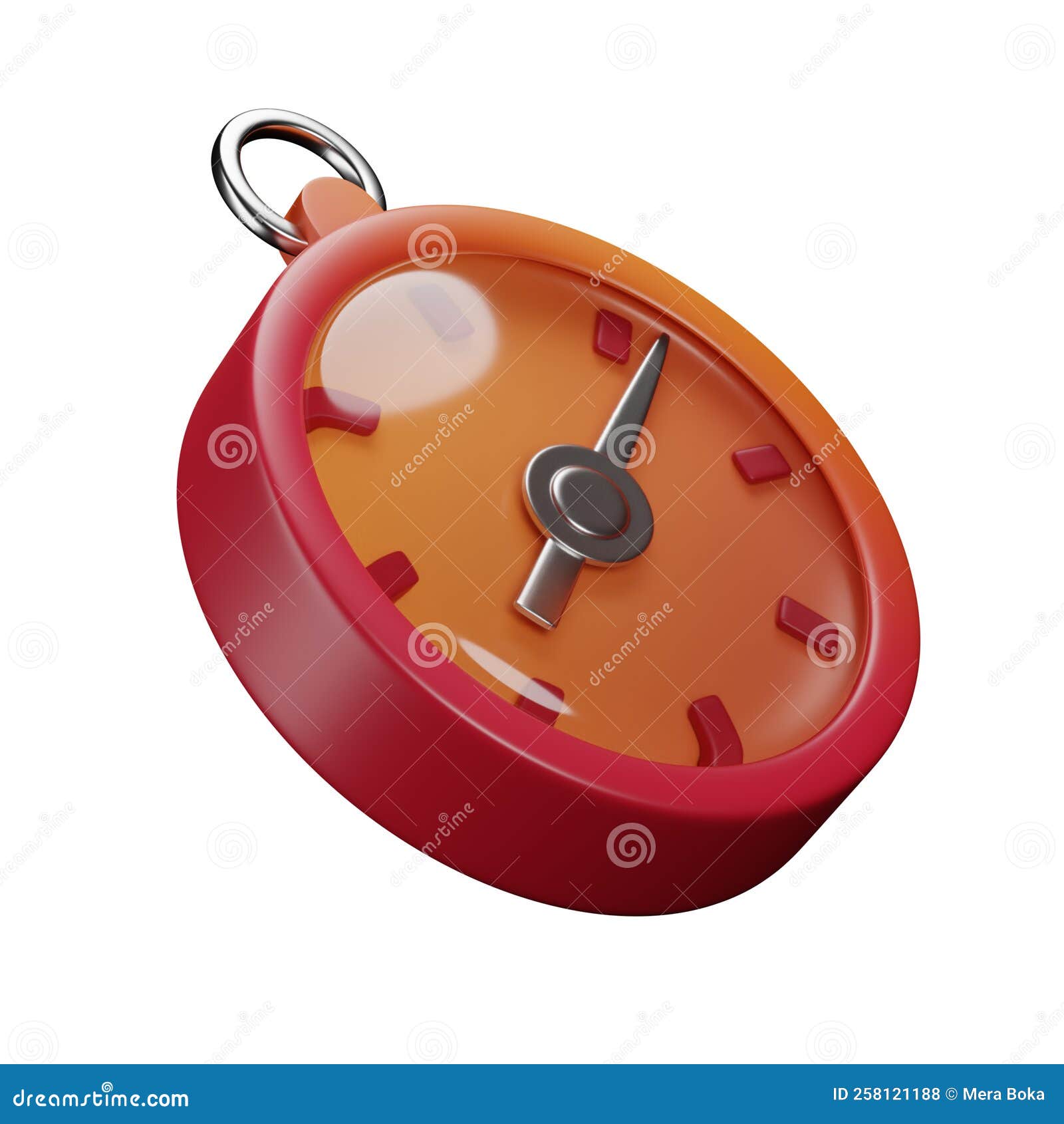 A 3D Cartoon Icon or Emblem of a Compas or Navigation or Explorer Stock ...