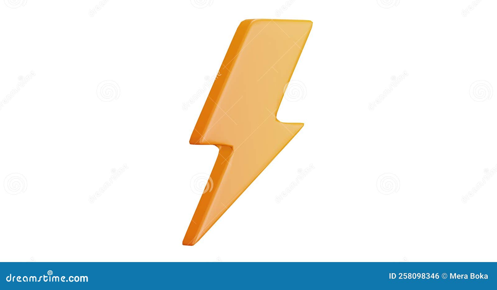 Logo Blitz Circle Forked Line Pictogram Outline Flat Render Charging ...