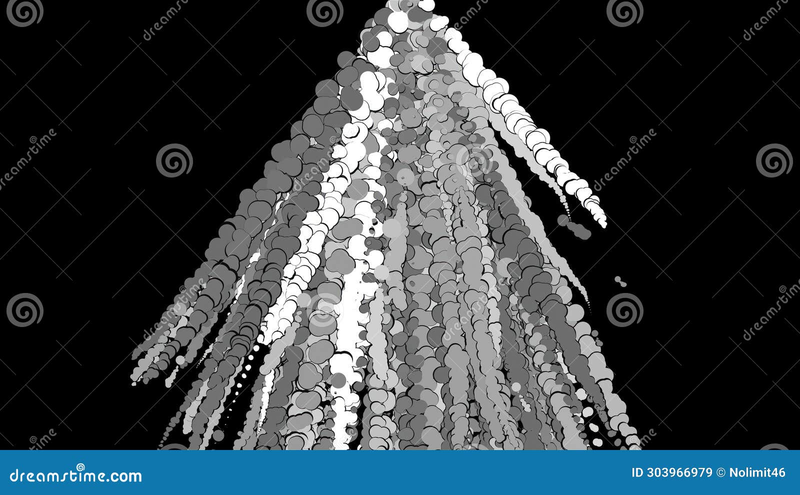 2D cartoon smoke stock illustration. Illustration of comic - 303966979