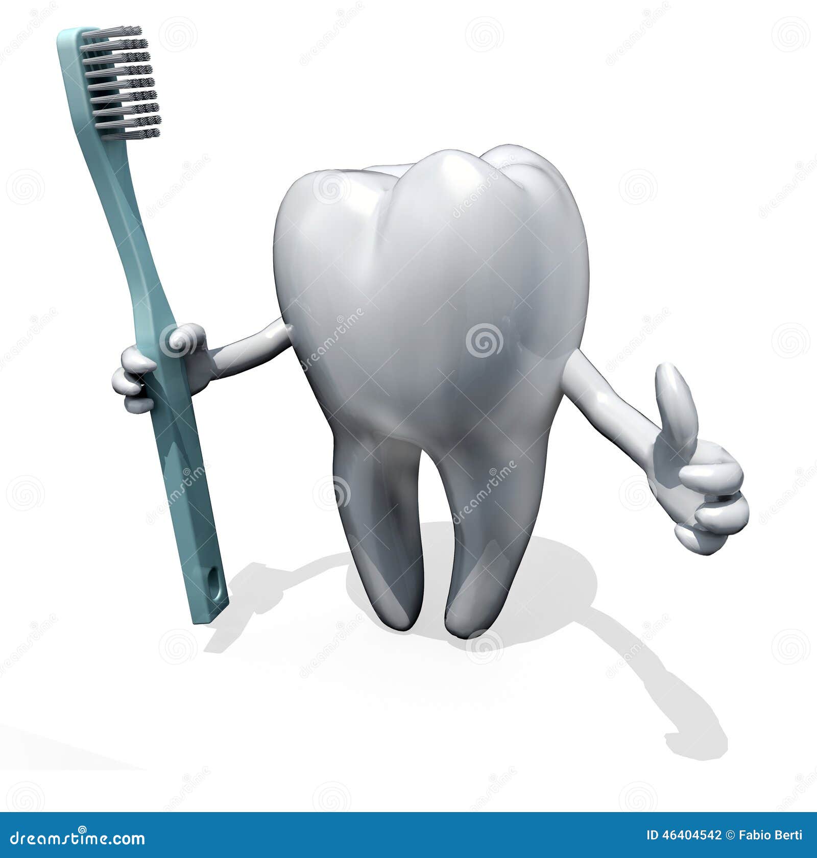 Tooth Holding Toothpaste And Toothbrush. Smiling Boy. Healthy Teeth ...