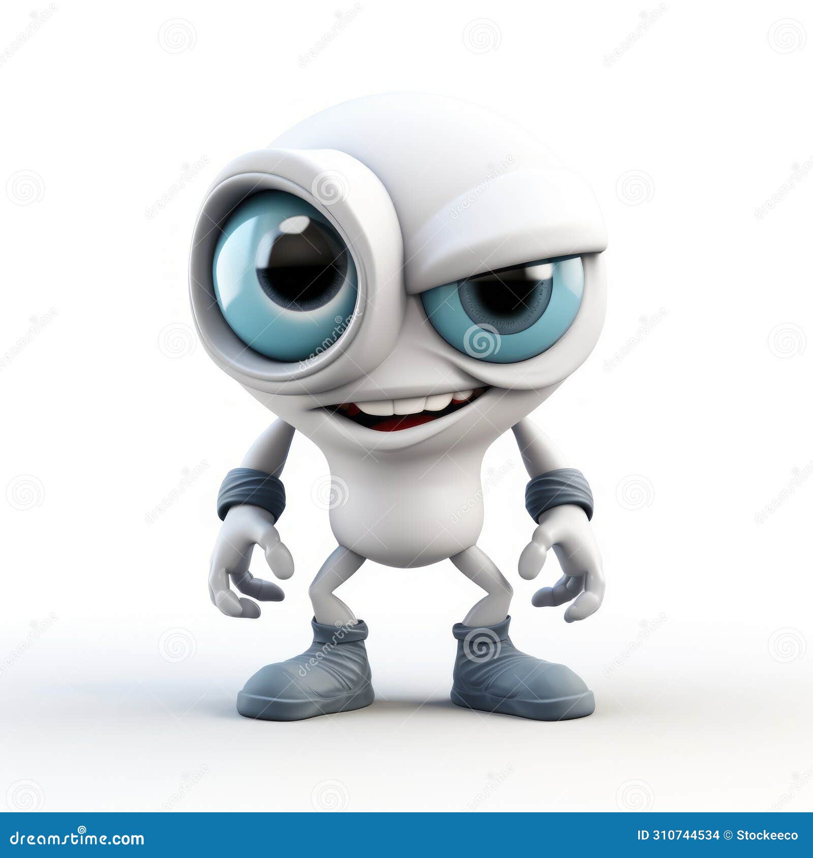 3d Cel Shaded Cyclops Character in Full Body Pose Stock Illustration ... 3d Cel Shaded Cyclops Character in Full Body Pose Stock Illustration ...