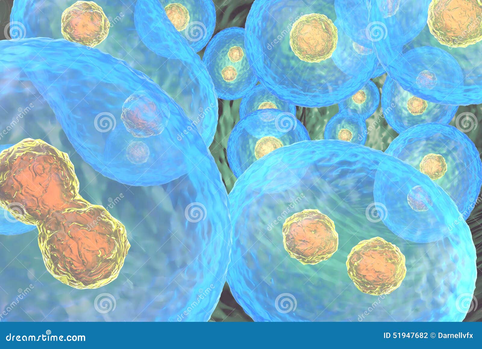 3D Cell Floating stock illustration. Illustration of molecular - 51947682