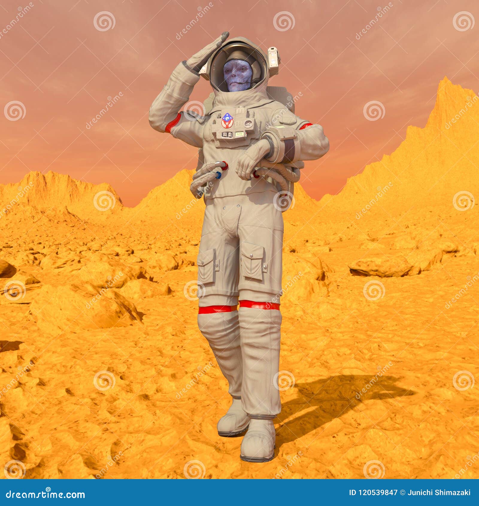 Aliens astronaut stock image. Image of monster, body - 120539847