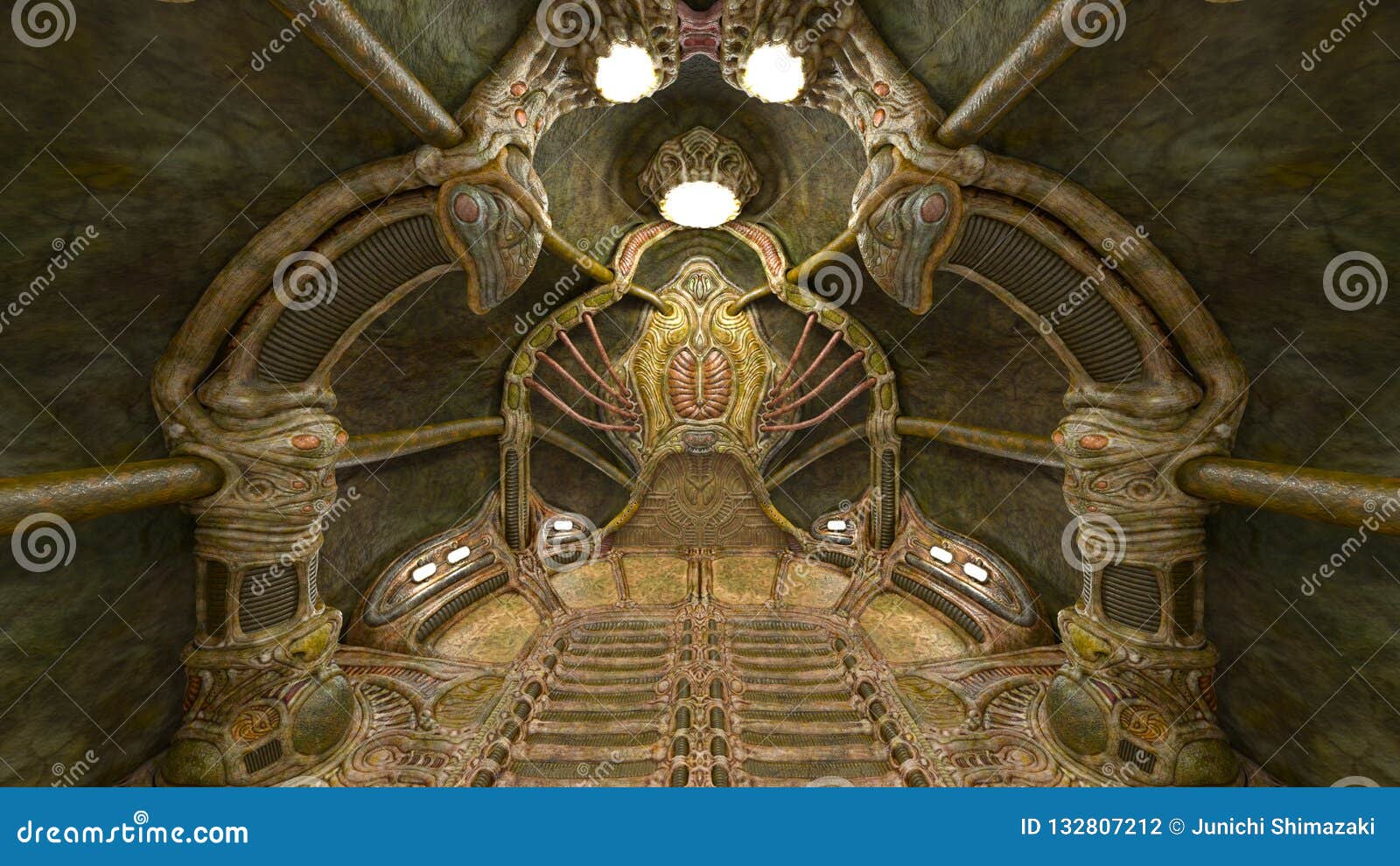 3D CG Rendering of Ancient Ruins Stock Illustration - Illustration of ...