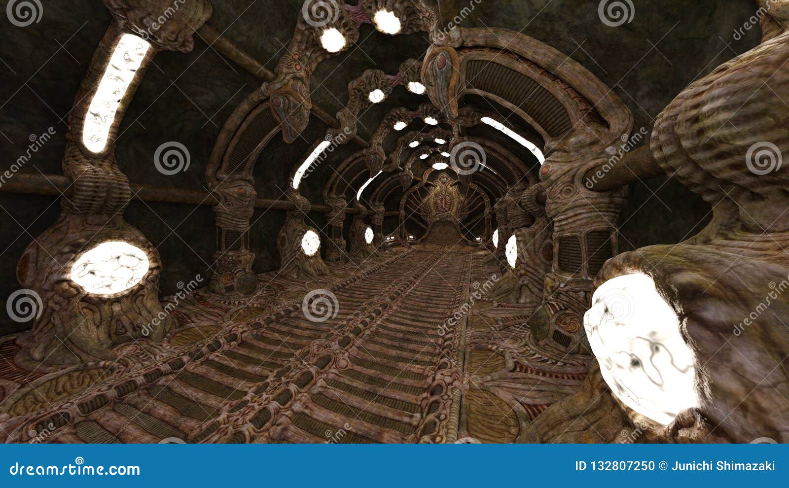 3D CG Rendering of Ancient Ruins Stock Illustration - Illustration of ...