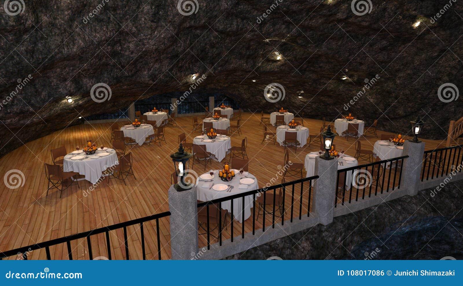 Cave restaurant stock photo. Image of dinner, restaurant - 108017086