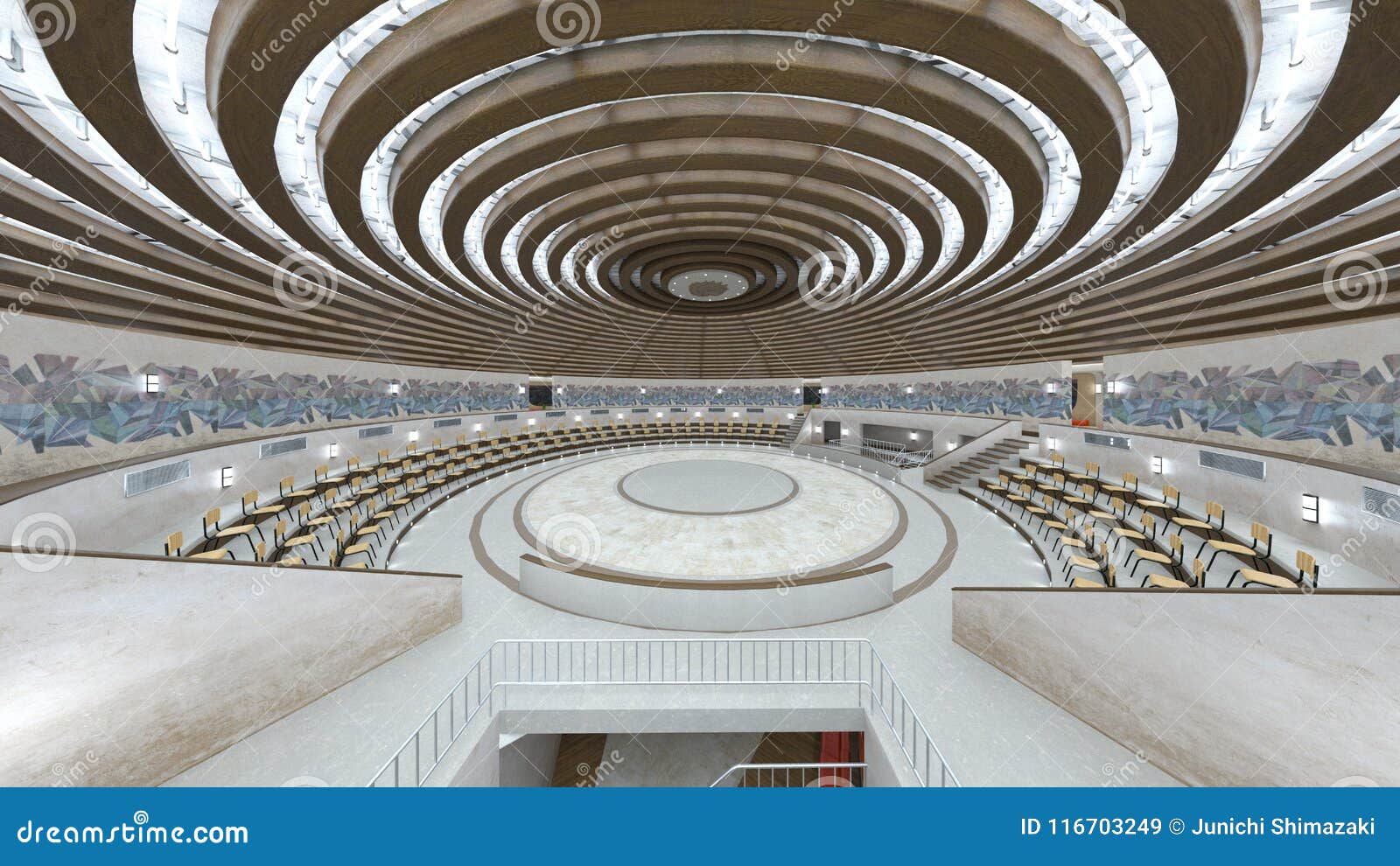 Circular hall stock image. Image of hall, podium, space - 116703249