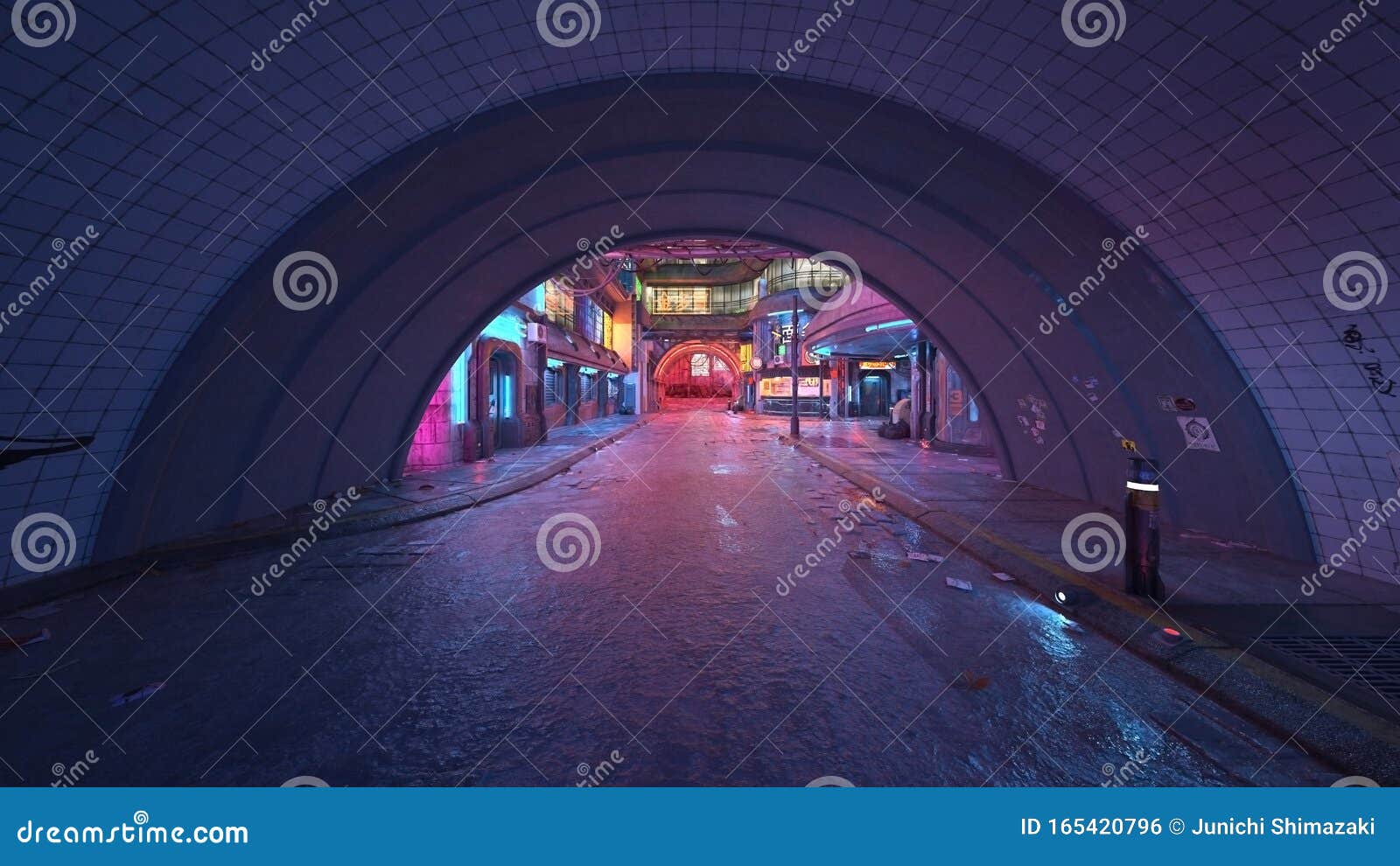 3D CG rendering of City stock illustration. Illustration of building ...