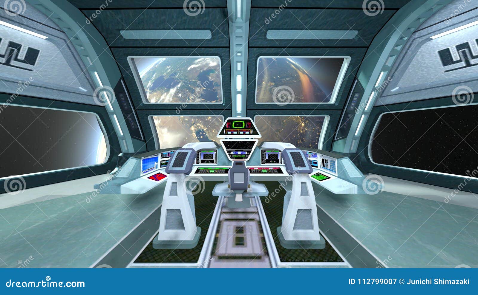 Control room stock illustration. Illustration of control - 112799007