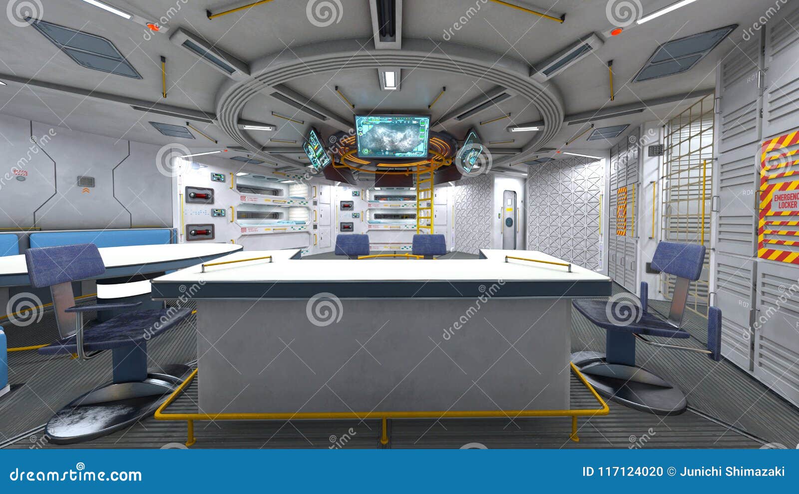 Control room stock illustration. Illustration of computer - 117124020