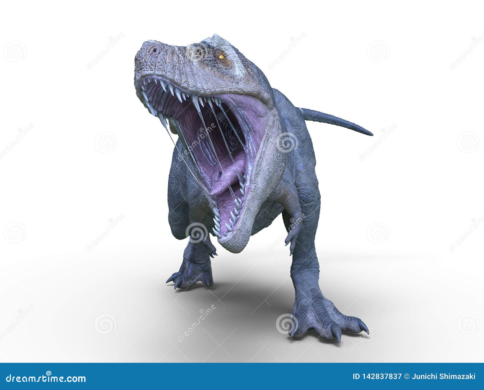 3D CG Rendering of Dinosaurs Stock Illustration - Illustration of ...