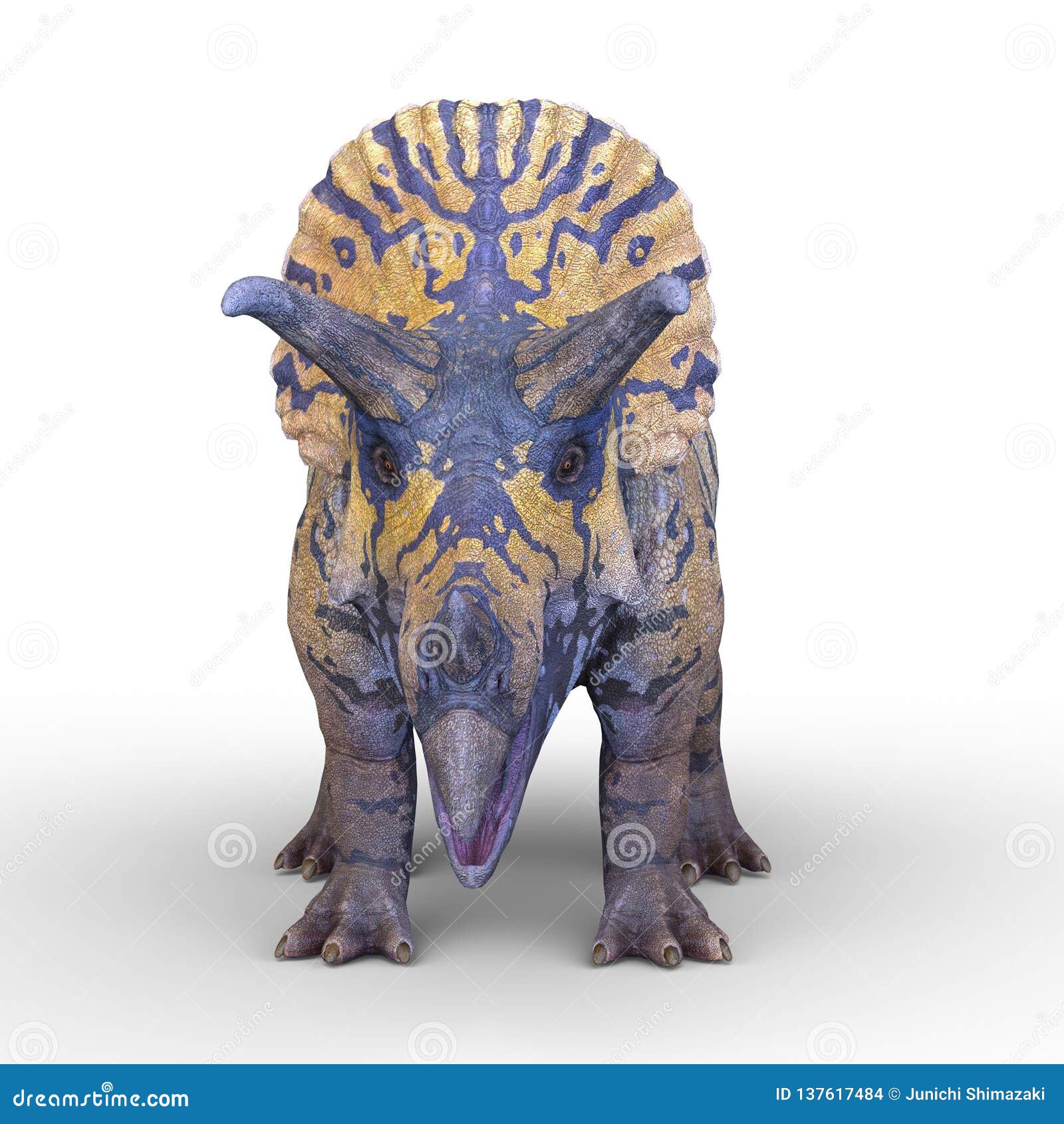 3D CG Rendering of Dinosaurs Stock Illustration - Illustration of ...