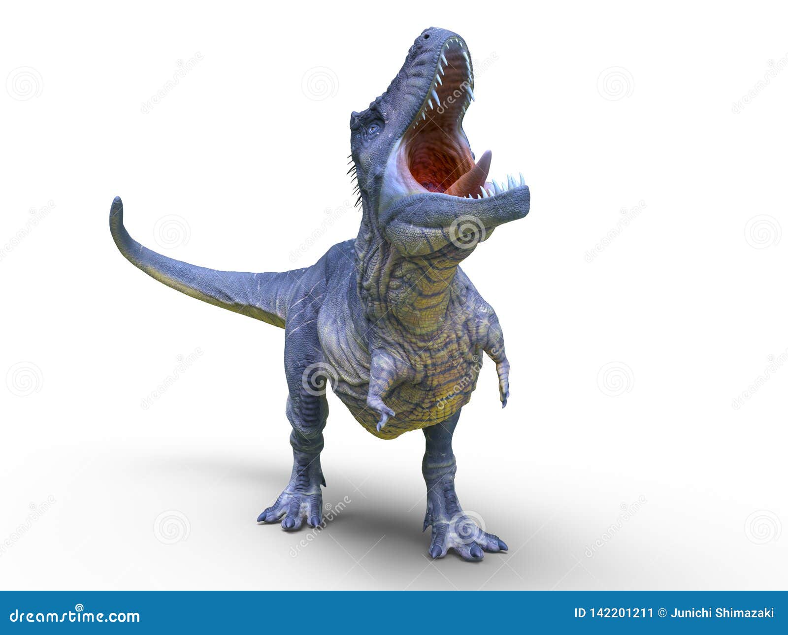 3D CG Rendering of Dinosaurs Stock Illustration - Illustration of ...